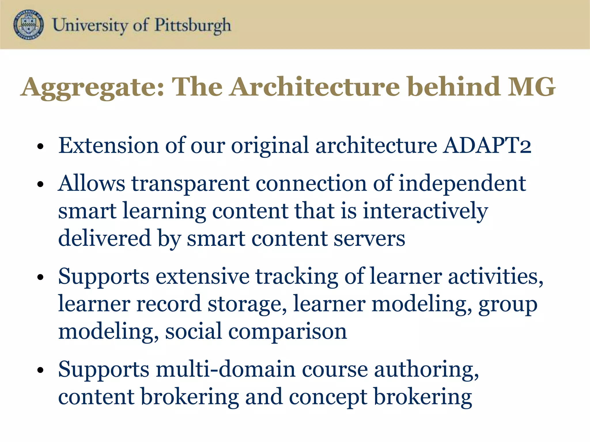 Adaptive Navigation Support and Open Social Learner Modeling for PAL | PPTX