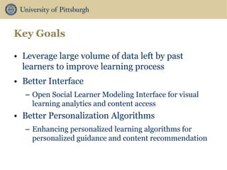 Adaptive Navigation Support and Open Social Learner Modeling for PAL | PPTX