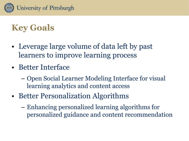 Adaptive Navigation Support and Open Social Learner Modeling for PAL | PPTX