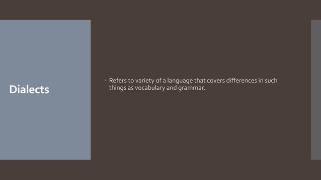accents, dialects, & varieties - Meeting # 01 | PPSX