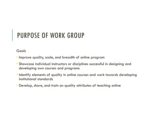 eLearning Work Group (Kickoff Meeting) | PDF