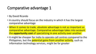 Meeting 1 - Introduction to international economics (International ...