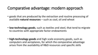 Meeting 1 - Introduction to international economics (International ...