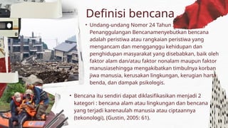 Kelembagaan dan Regulasi Penanggulangan Bencana.pptx