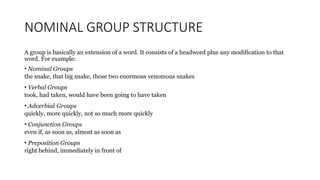 MEETING 14 - NOMINAL GROUP for Making Sense of Functional Grammar.pptx