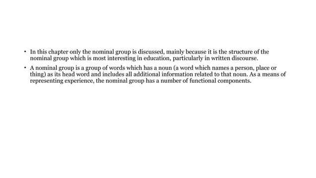 MEETING 14 - NOMINAL GROUP for Making Sense of Functional Grammar.pptx