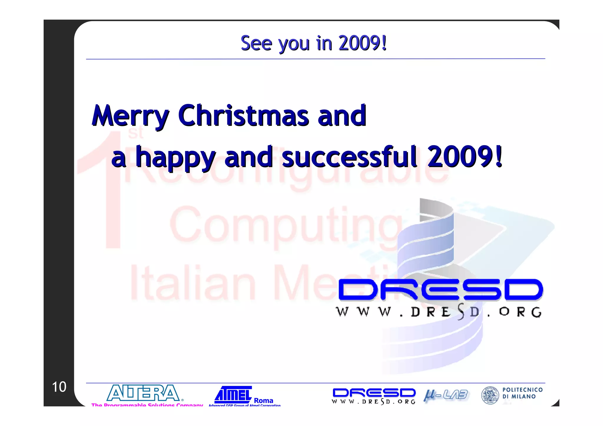 RCIM 2008 - Intro | PPT