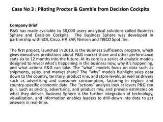 PILOTING PROCTER & GAMBLE FROM DECISION COCKPITS | PPTX