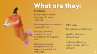 Concept of Interpreting and Interpreter | PPTX