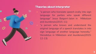 Concept of Interpreting and Interpreter | PPTX