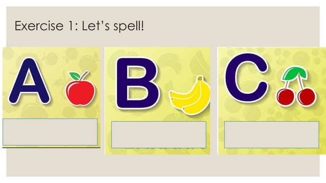 English Conversation: Introduction and English Alphabets | PPT