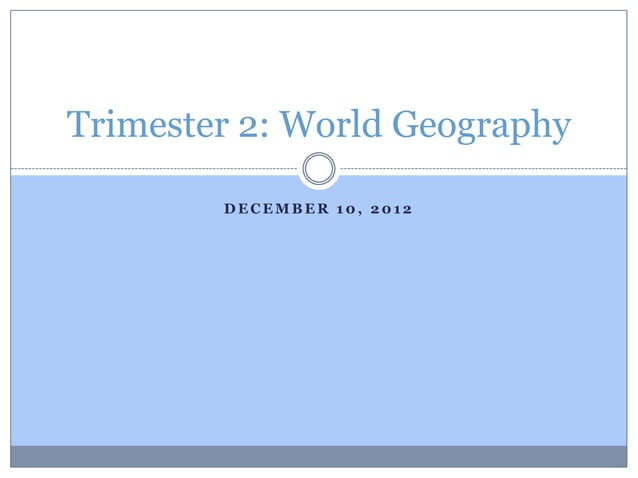 Geography Introduction | PPT