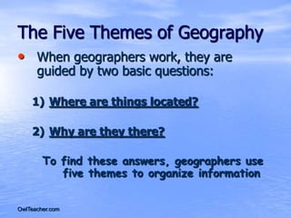 Geography Introduction | PPT