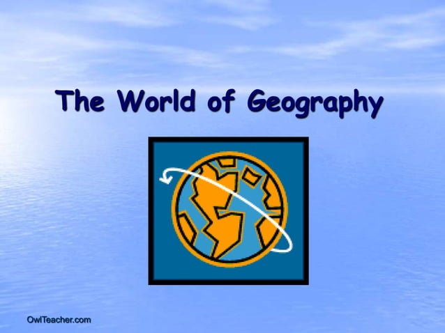 Geography Introduction | PPT