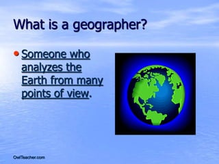 Geography Introduction | PPT