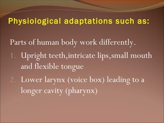 The origin of language | PPT