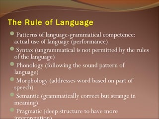 The origin of language | PPT