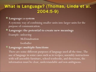 The origin of language | PPT