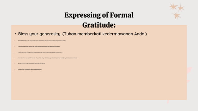Expressing of Gratitude and Apologizing | PPTX