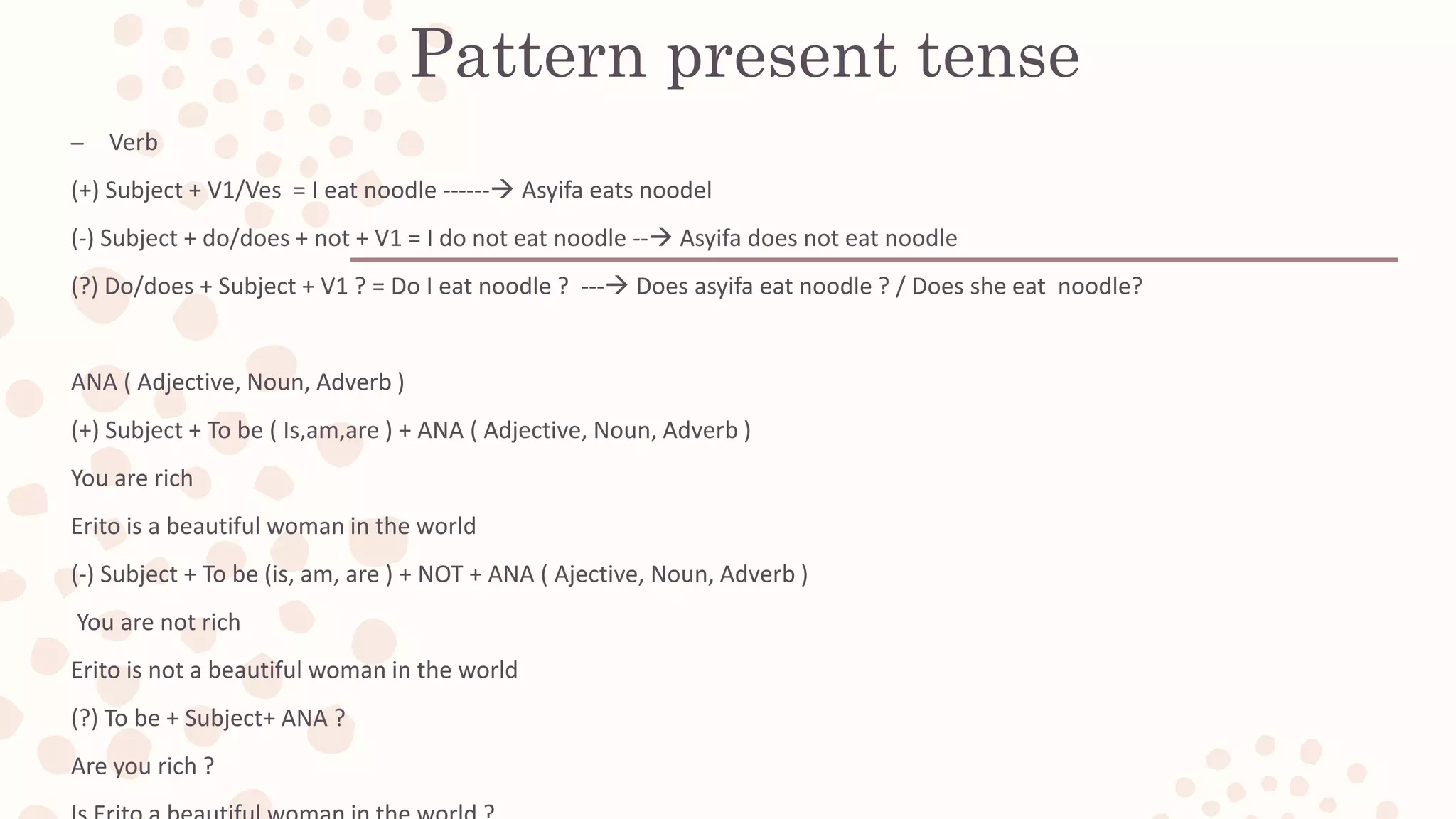 present tense | PPTX