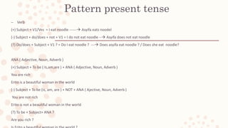 present tense | PPTX