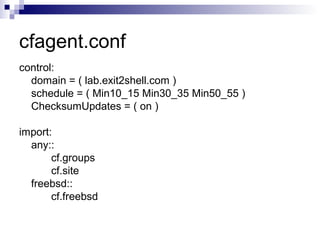 Configuration Management with Cfengine | PPT | Free Download