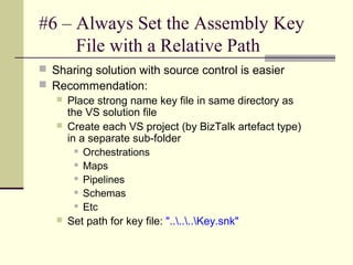 8 Tips & Tricks for Better BizTalk Programming | PPT | Computer Networking | Computing