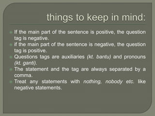 Structure Question tag | PPTX