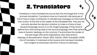 Theory of translation and the definition | PPTX