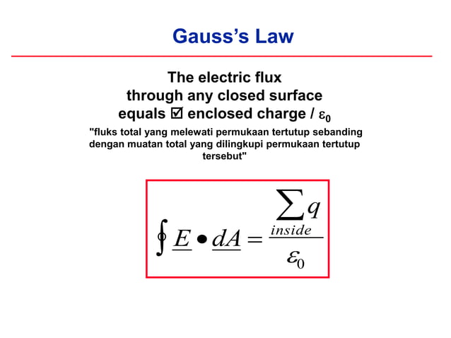 Meeting 3. Gauss's Law.pptx | Physics | Science