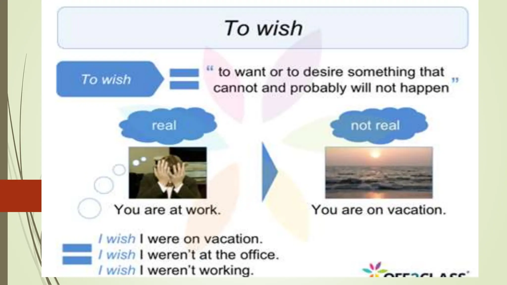 Wish (Wish in the Present) using Past Tense Presentation | PPT