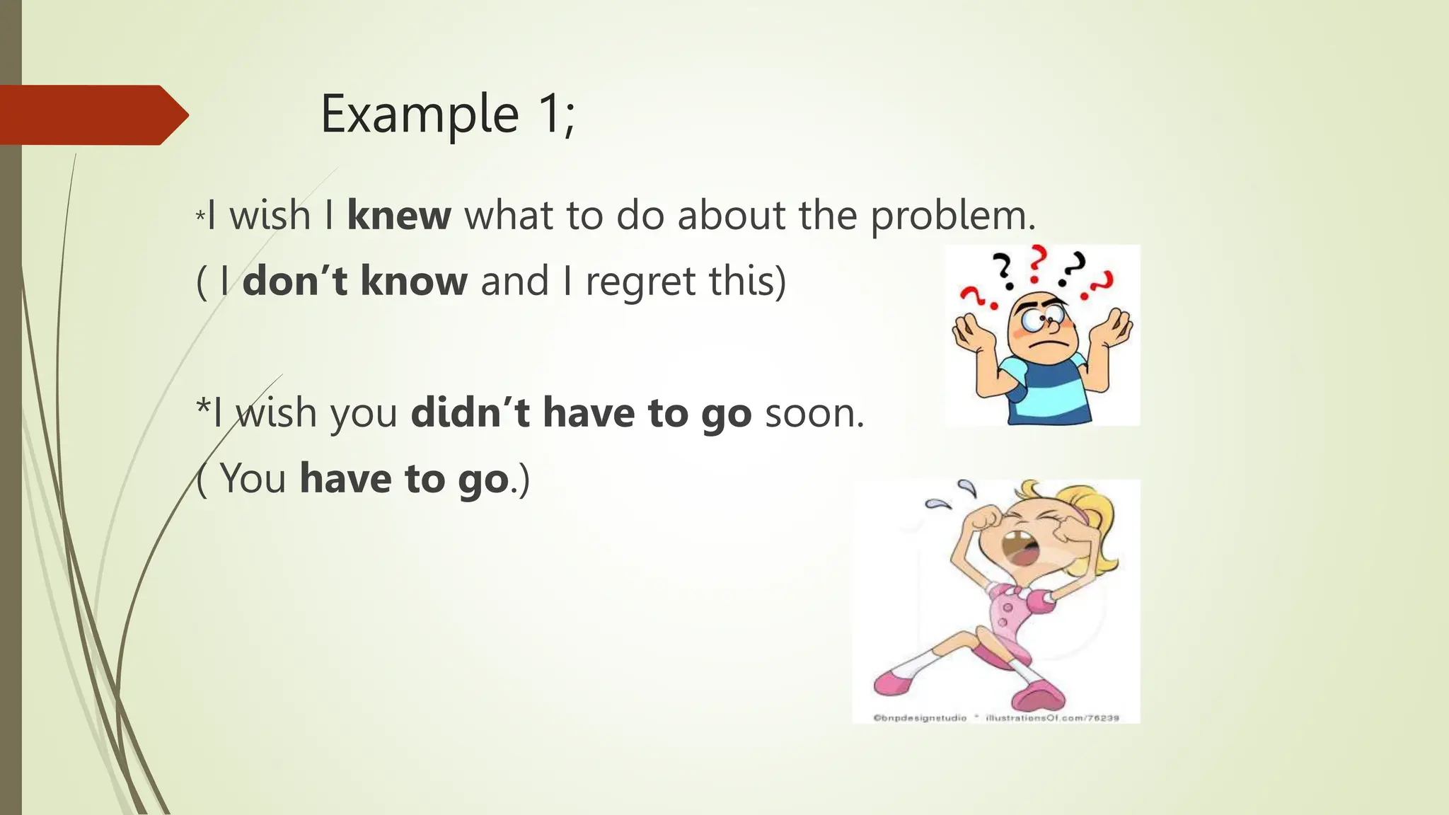 Wish (Wish in the Present) using Past Tense Presentation | PPT