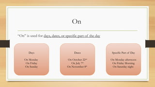 Preposition of time (in / at / on) .pptx