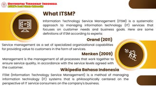 Information Technology Services Management Lifecycle | PDF