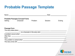Identifying and Understanding Narrative text | PPTX