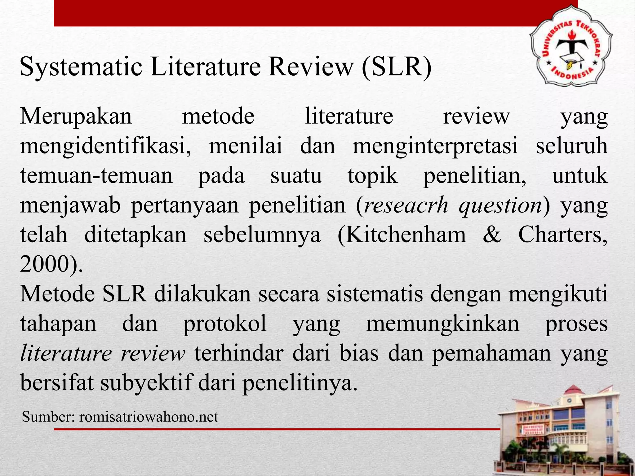 Literature Review | PPTX