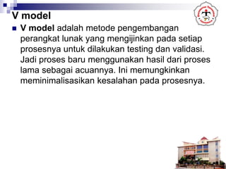 Meeting 3 metode pengembangan sistem | PPTX