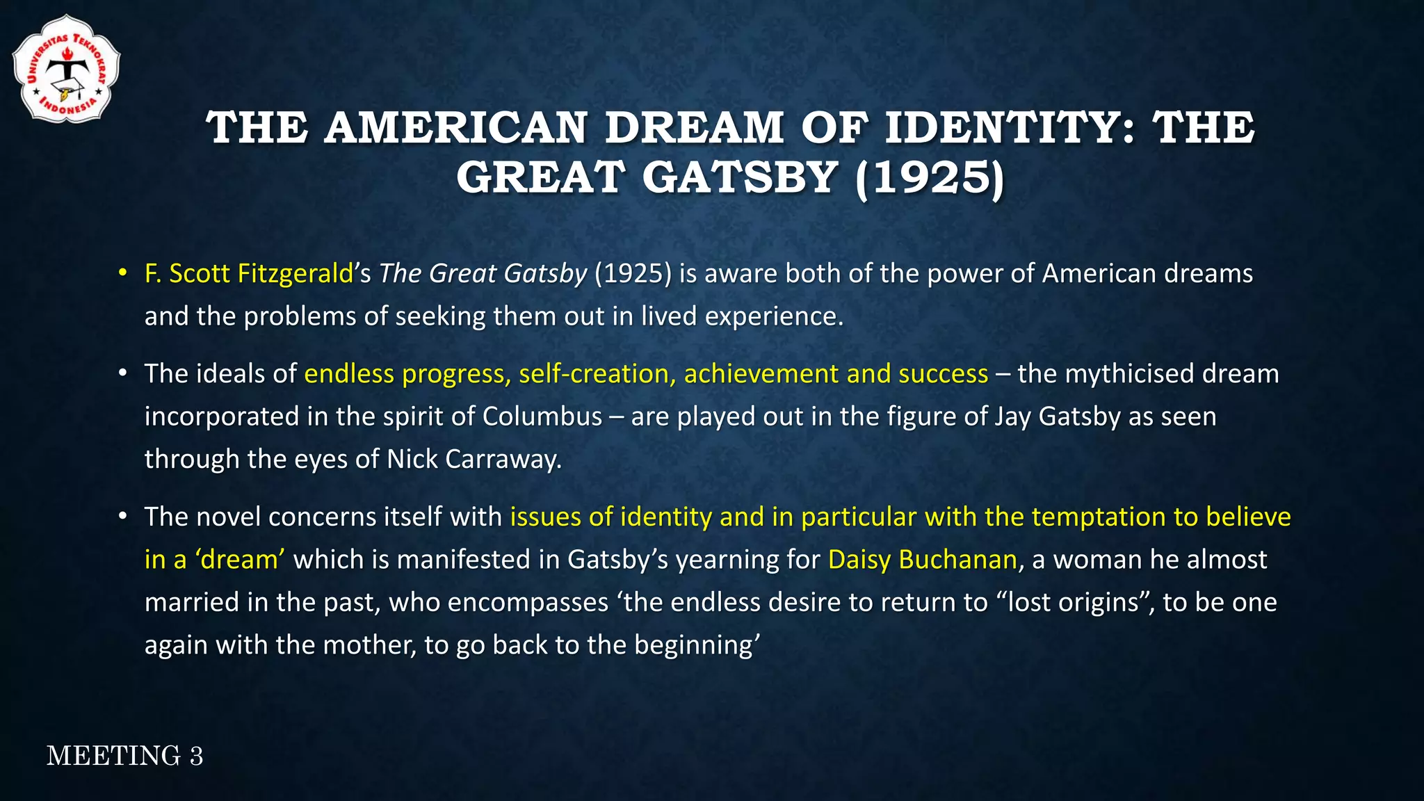 New Beginning: American Culture and Identity | PPTX