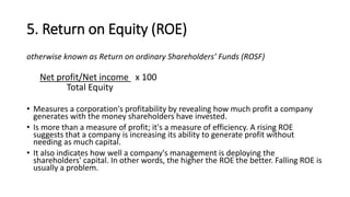Meeting 3 - Profitability Ratios (Financial Reporting and Analysis) | PPTX