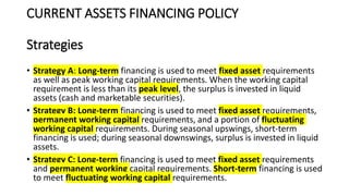 Meeting 3 - Working capital Investment policy (Financial Management) | PPTX