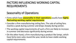Meeting 3 - Working capital Investment policy (Financial Management) | PPTX