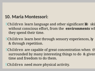 Theories of children learning development | PPTX