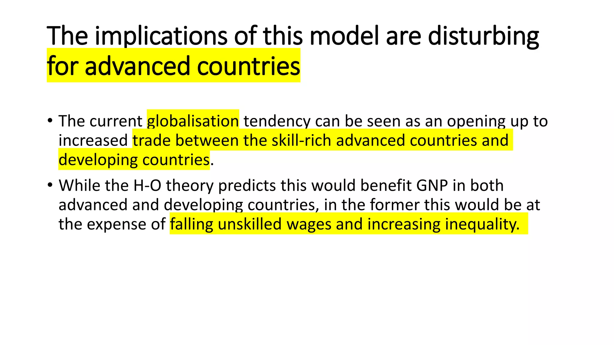 Meeting 4 - Stolper - Samuelson theorem (International Economics) | PPTX