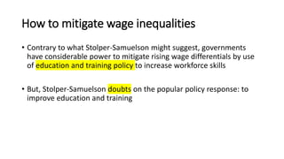 Meeting 4 - Stolper - Samuelson theorem (International Economics) | PPTX