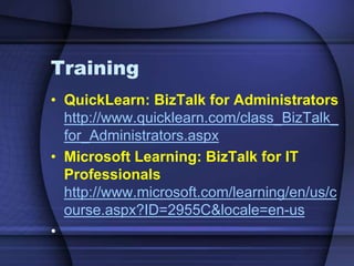 Top 10 BizTalk Admin Tips | PPT