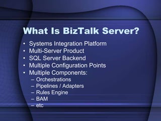 Top 10 BizTalk Admin Tips | PPT