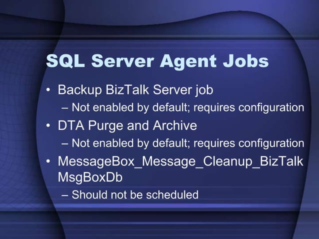 Top 10 BizTalk Admin Tips | PPT