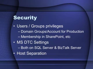 Top 10 BizTalk Admin Tips | PPT