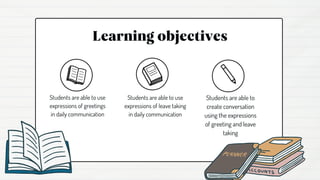greetings and leave taking in english conversation | PDF