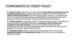 Meeting 5 - Receivables management (Financial Management) | PPTX